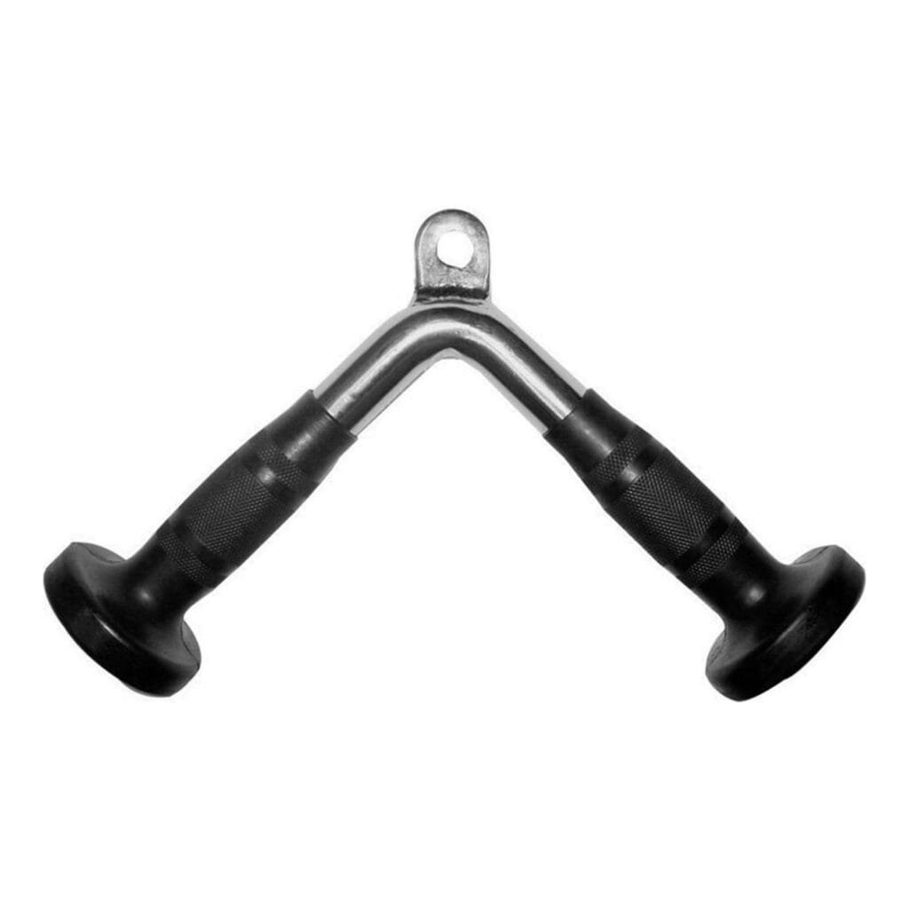 AGARRE EN V PARA TRICEPS CON TERMINACIONES EN DISCO - Titán Fit Store